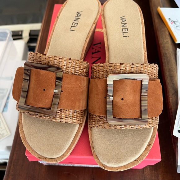 Vaneli | Shoes | Van Eli Wedge With Buckle | Poshmark
